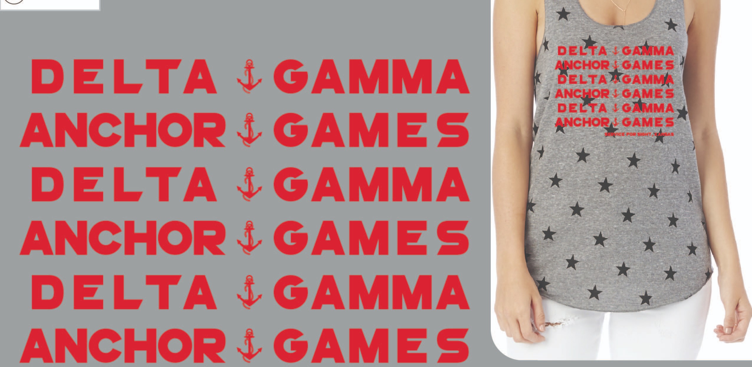 03-030719 Delta Gamma University of Kansas Anchor Games 2019 TANK ...