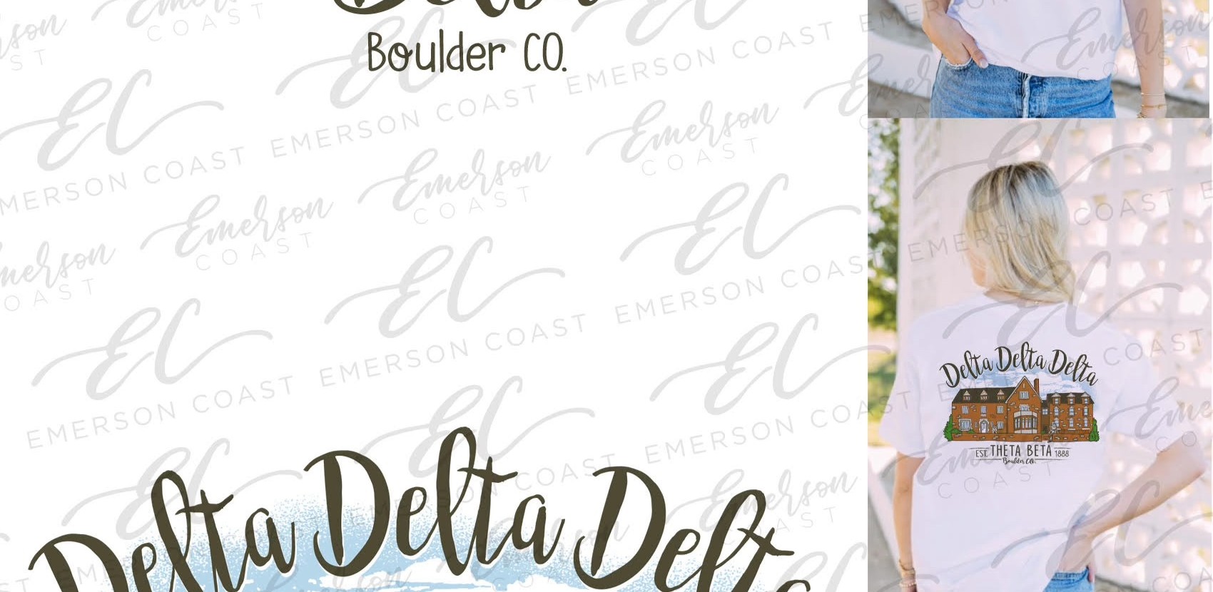 EC06-102522! Delta Delta Delta University of Colorado Cartoon 2022 ...