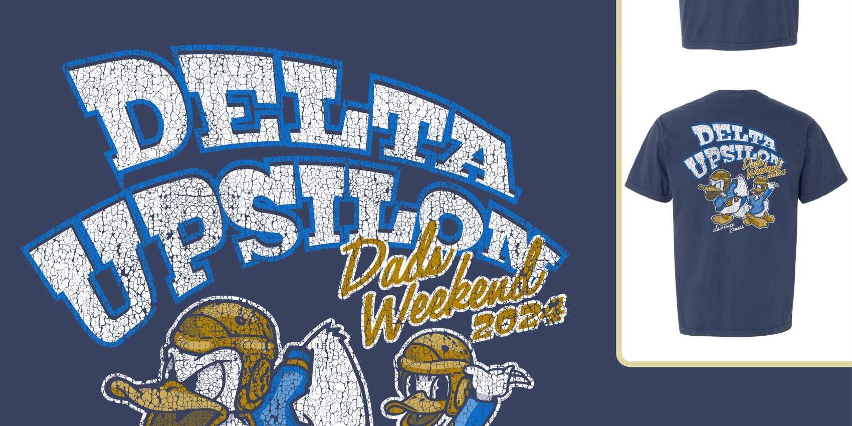 JP-J107 NEW Delta Upsilon University of Kansas Dad's Weekend 2024-DD ...