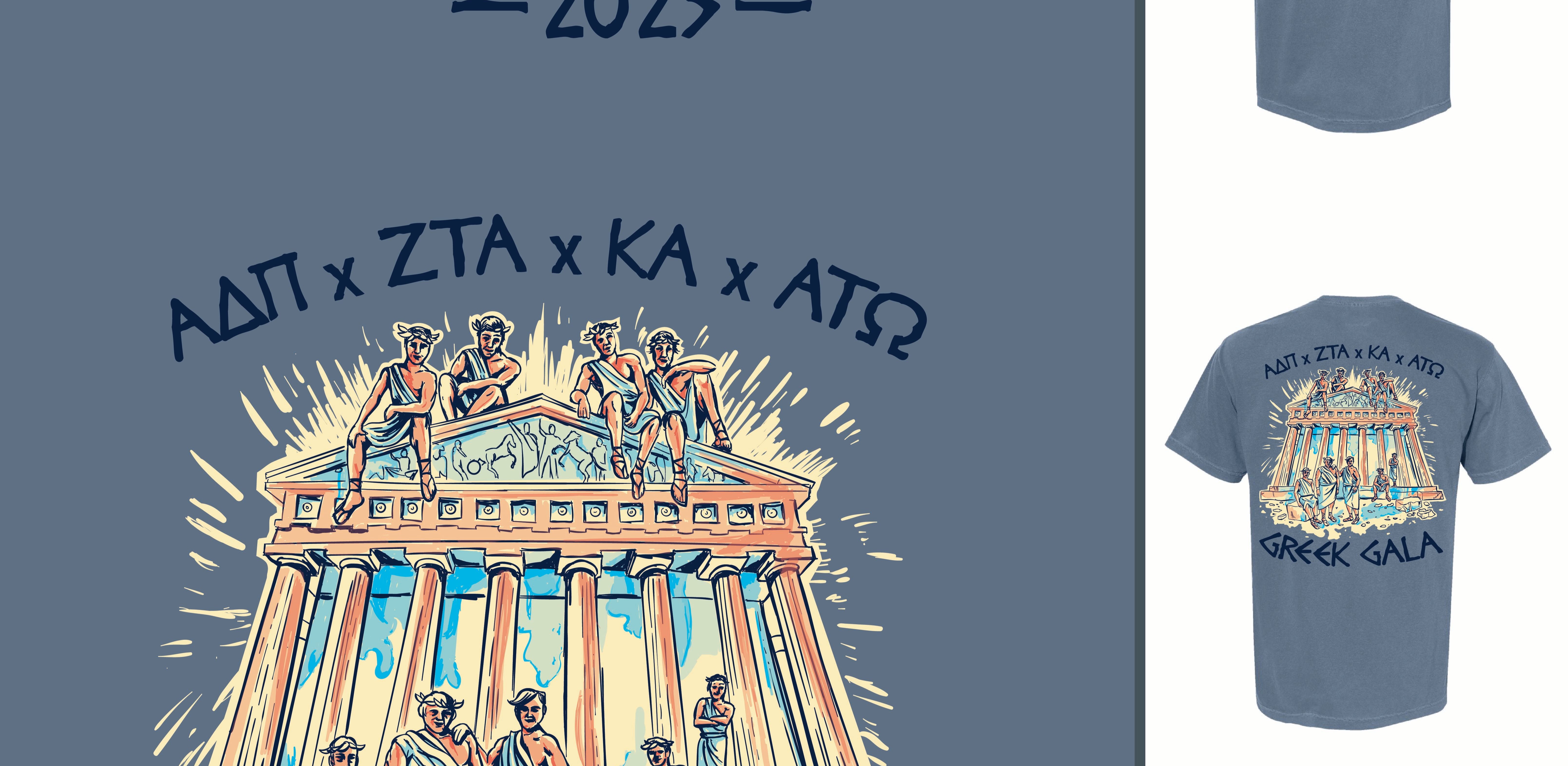 EC-3285 NEW Alpha Delta Pi Georgia College & State University Toga 2025 ...